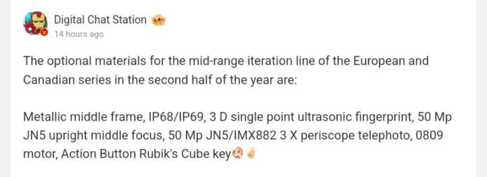 Oppo Reno 14 Pro specs tipped: 50MP periscope, ultrasonic fingerprint scanner, and a special ...