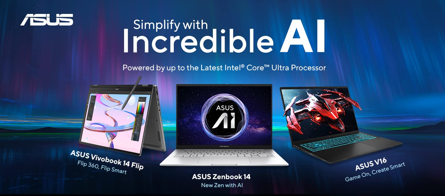 ASUS to Launch New Vivobook, Zenbook & V16 Laptops with Intel Core ...