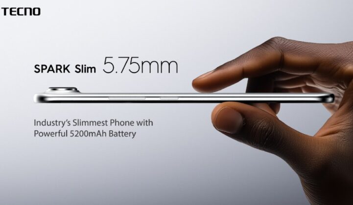 Tecno Spark Slim is incredibly thin at 5.75mm, but packs a bigger ...