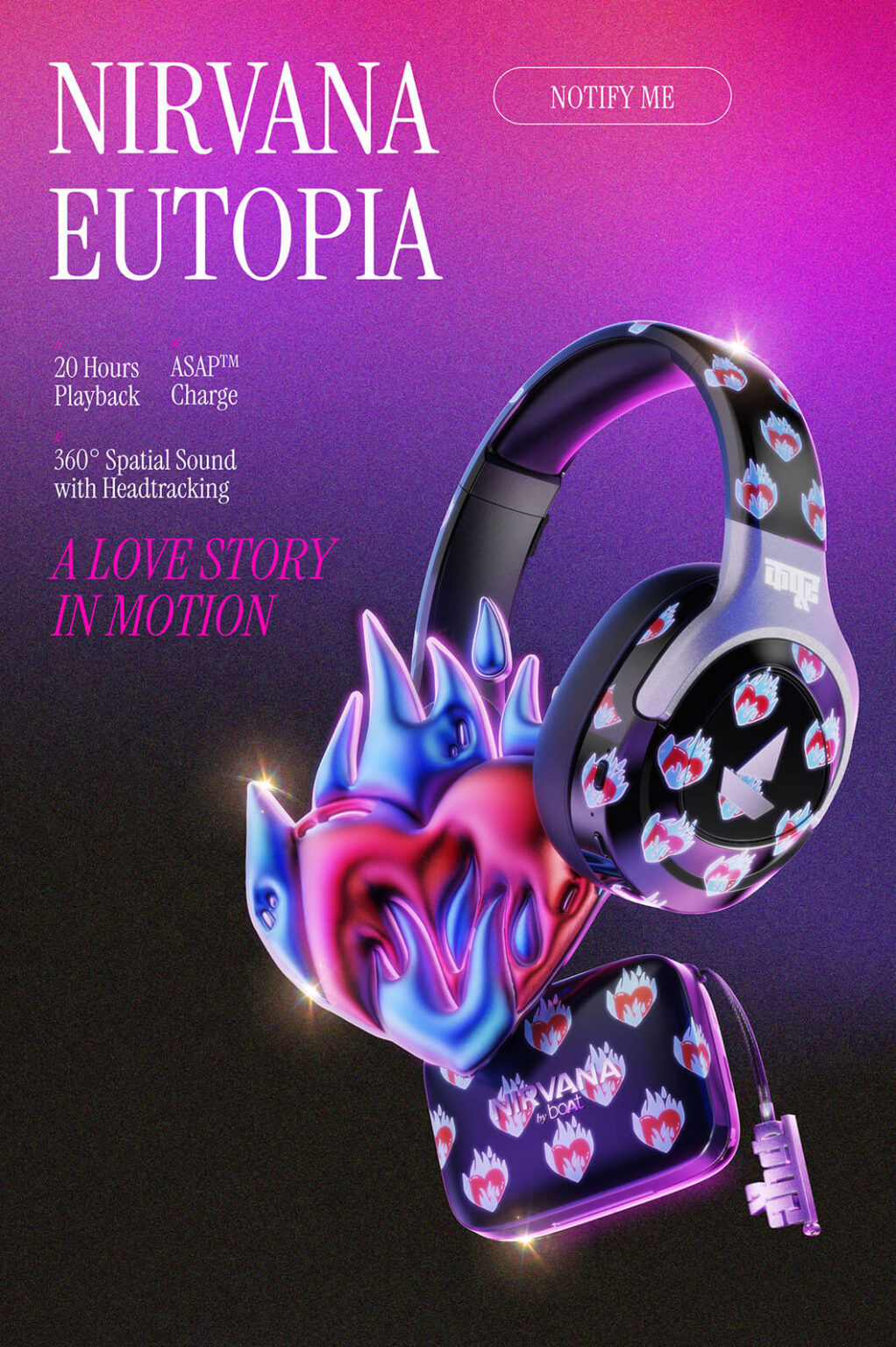 boAt’s Nirvana x Dhruv Kapoor Debut ‘Flaming Hearts’ Audio Line - Gizmochina