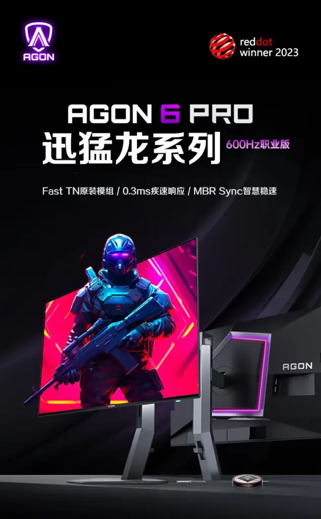 Frame Rate King: AOC’s AGON Pro AG246FK6 Smashes 600Hz Barrier for ...