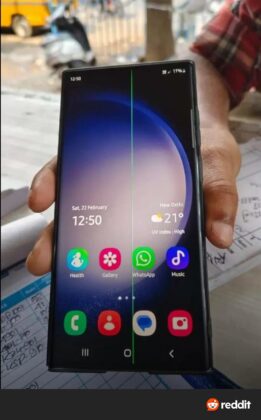 More Galaxy S23 Ultra and S23 users are facing green line issues - Gizmochina