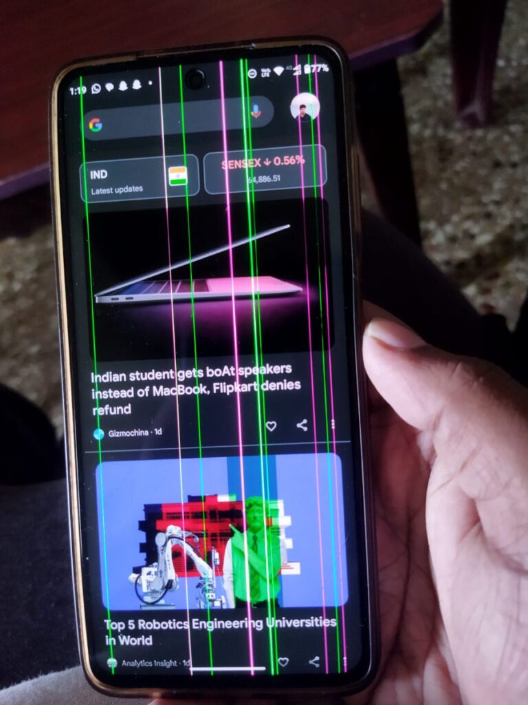 Every Motorola Phones With The Green Line Issues - Gizmochina