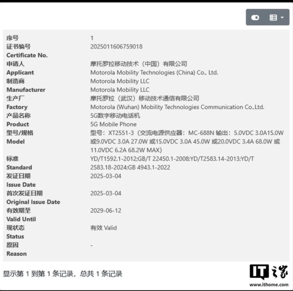 Motorola Razr 60 Ultra grabs another certification ahead of launch: 68W ...