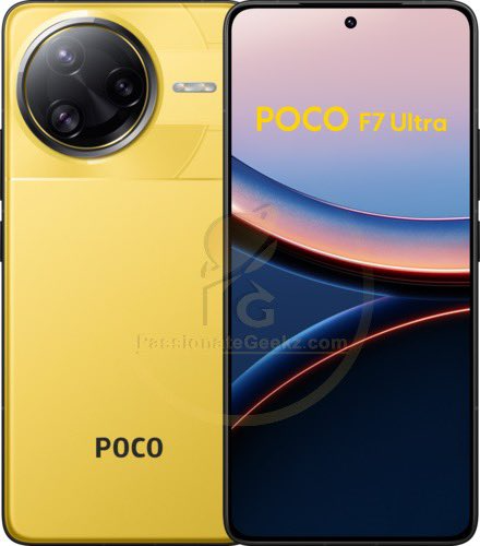 Poco F7 Ultra, F7 Pro renders leaked ahead of expected March 27 launch - Gizmochina