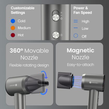 Portronics just launched a 1600W high-speed hair dryer with intelligent ...