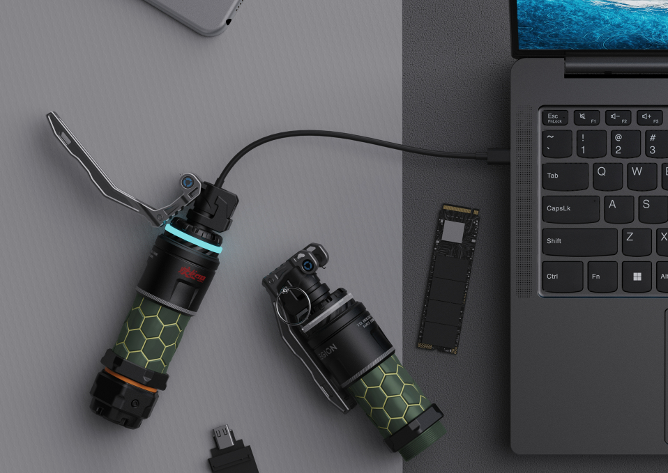 Lenovo Legion’s New SSD Enclosure Resembles a Grenade - Gizmochina