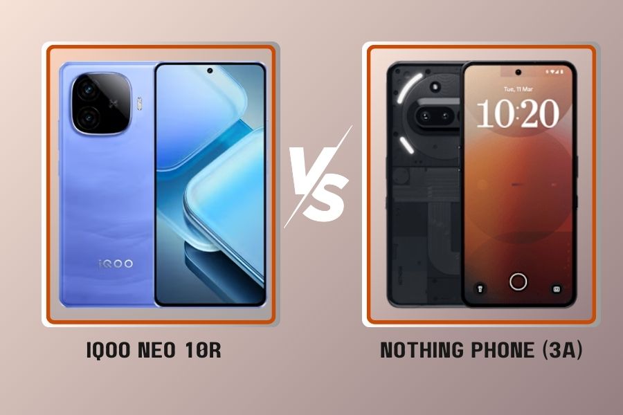 iQOO Neo 10R vs. Nothing Phone 3a: Performance or Personality?