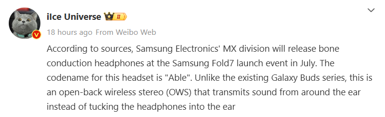 Samsung’s first bone conduction headphones might launch in July ...