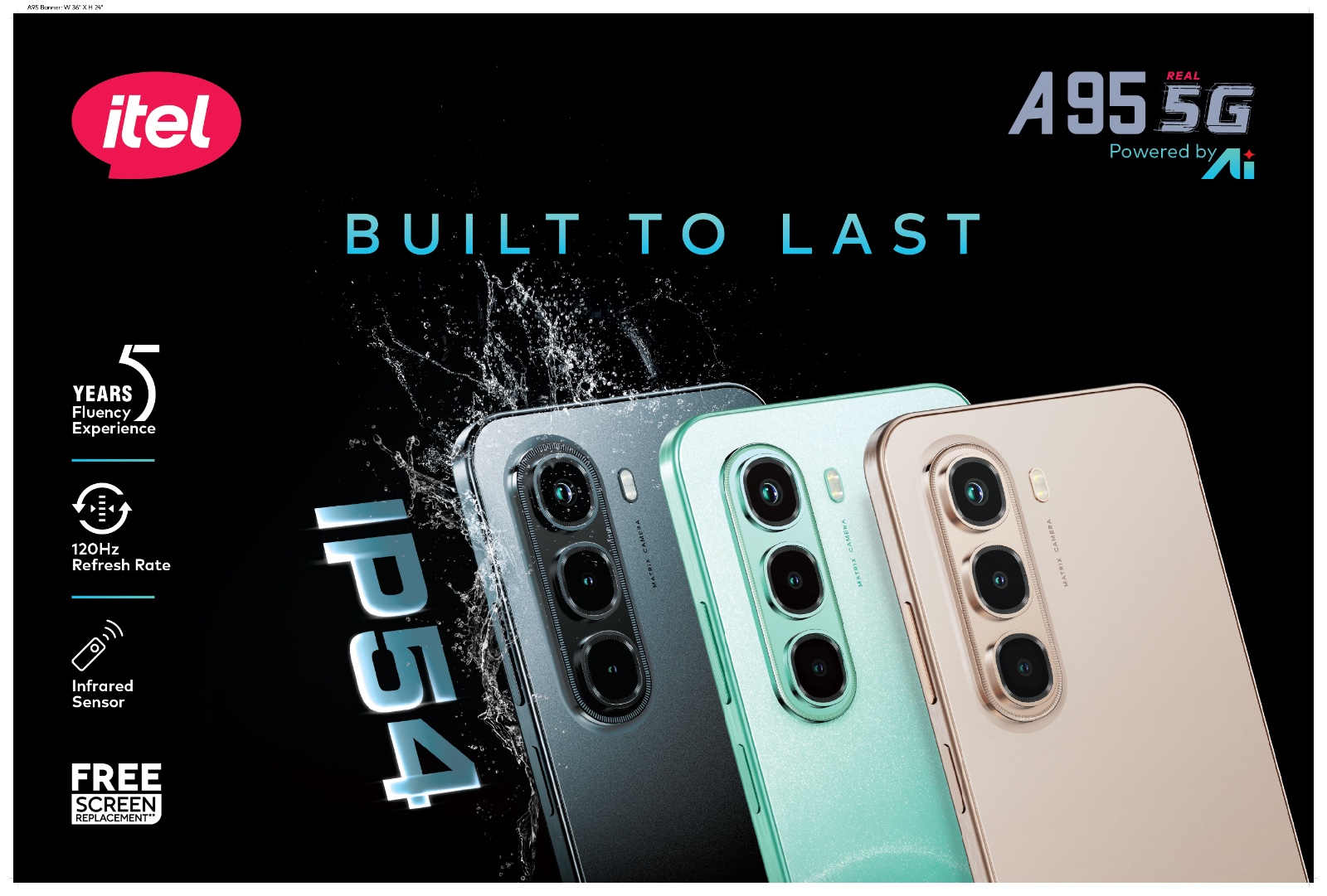 Itel A95 5G for Rs 9,599 offers 120Hz display, 50MP main camera, AI tools, and more - Gizmochina