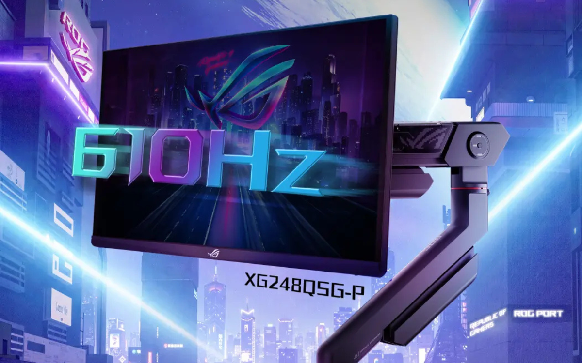 Asus Just Launched a 610Hz Gaming Monitor — Because 500Hz Wasn’t Enough ...