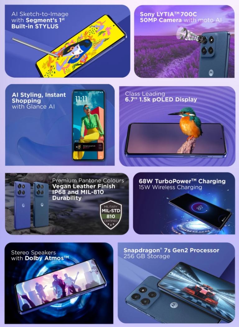 Motorola Edge 60 Stylus Debuts April 15 with Built-In Stylus and ...