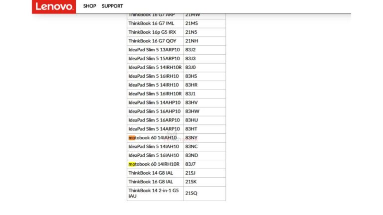 Motorola Motobook 60 Laptop Certified for India: Could be a 14 ...