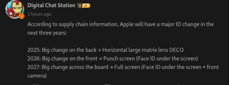 Apple could redesign the iPhone every year through 2027, leak claims