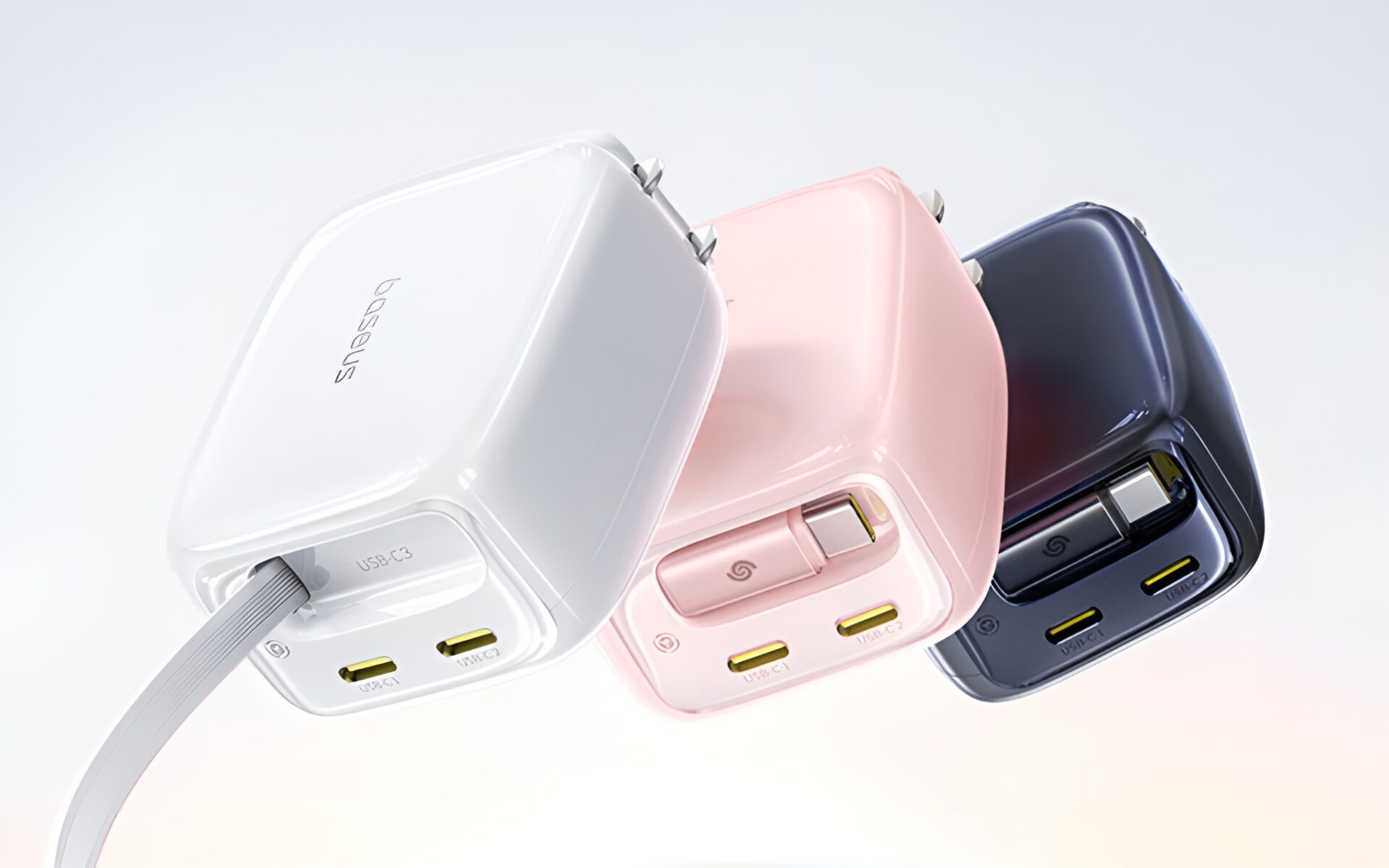 Baseus launches 67W 3C GaN charger with retractable cable, AI thermal ...