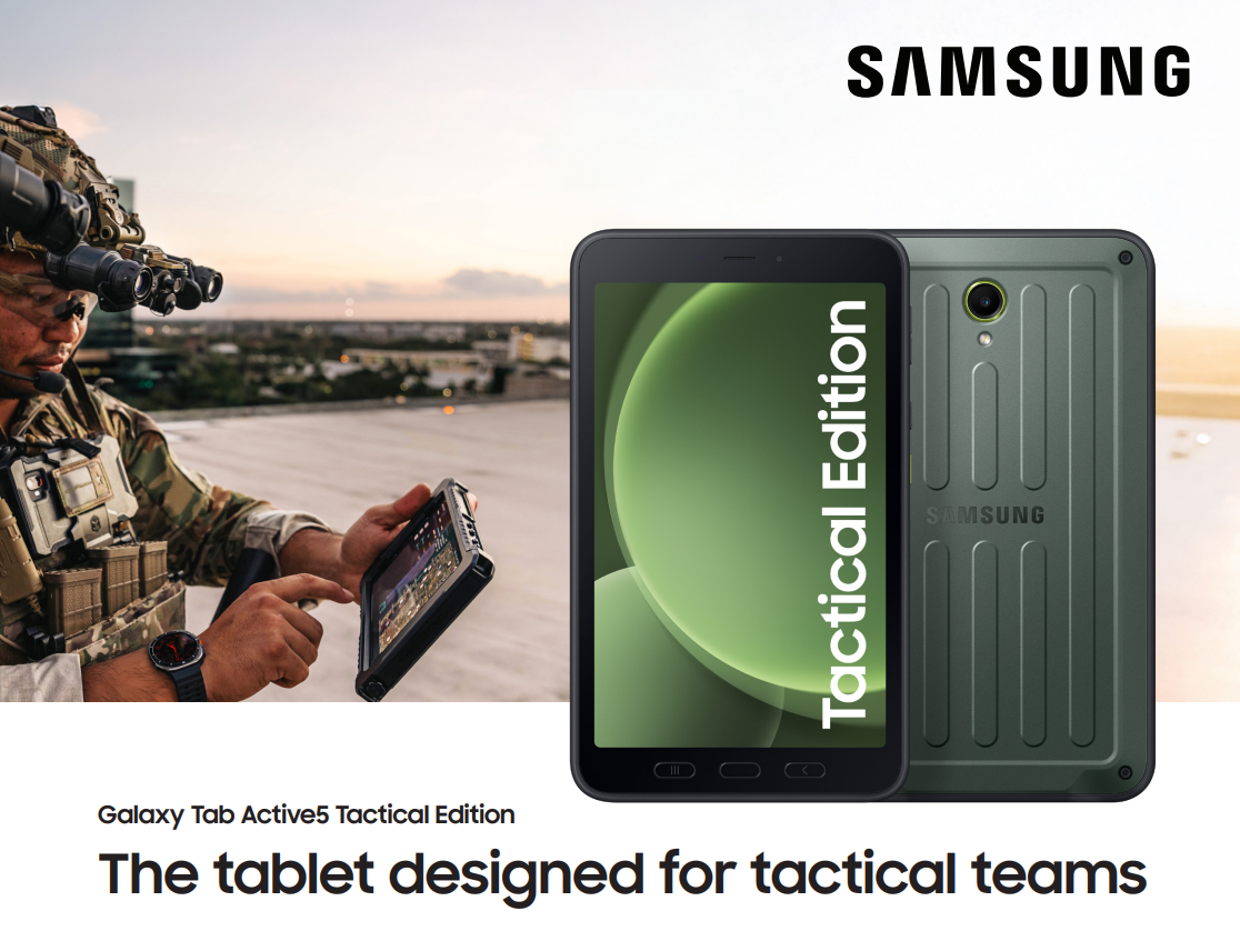 Samsung’s Mission Ready Tab Active5 Tactical Edition Brings 5G, Knox ...