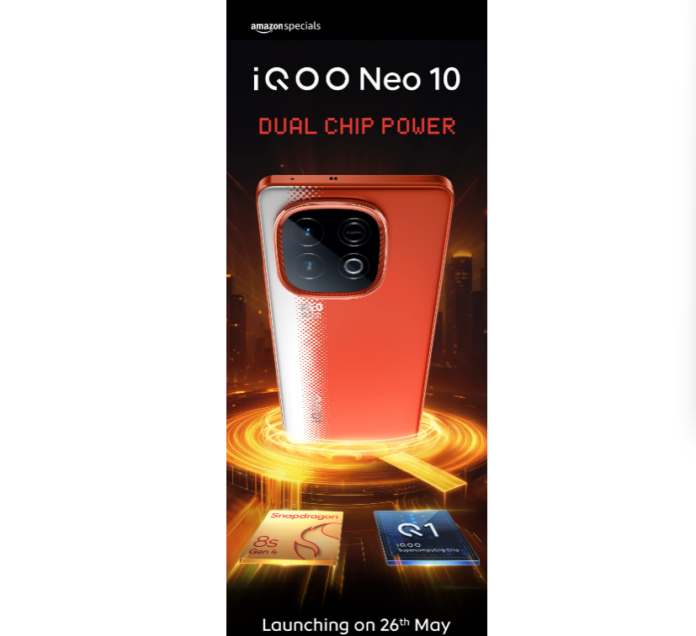 iQOO Neo 10 (India) launch date, color options confirmed - Gizmochina