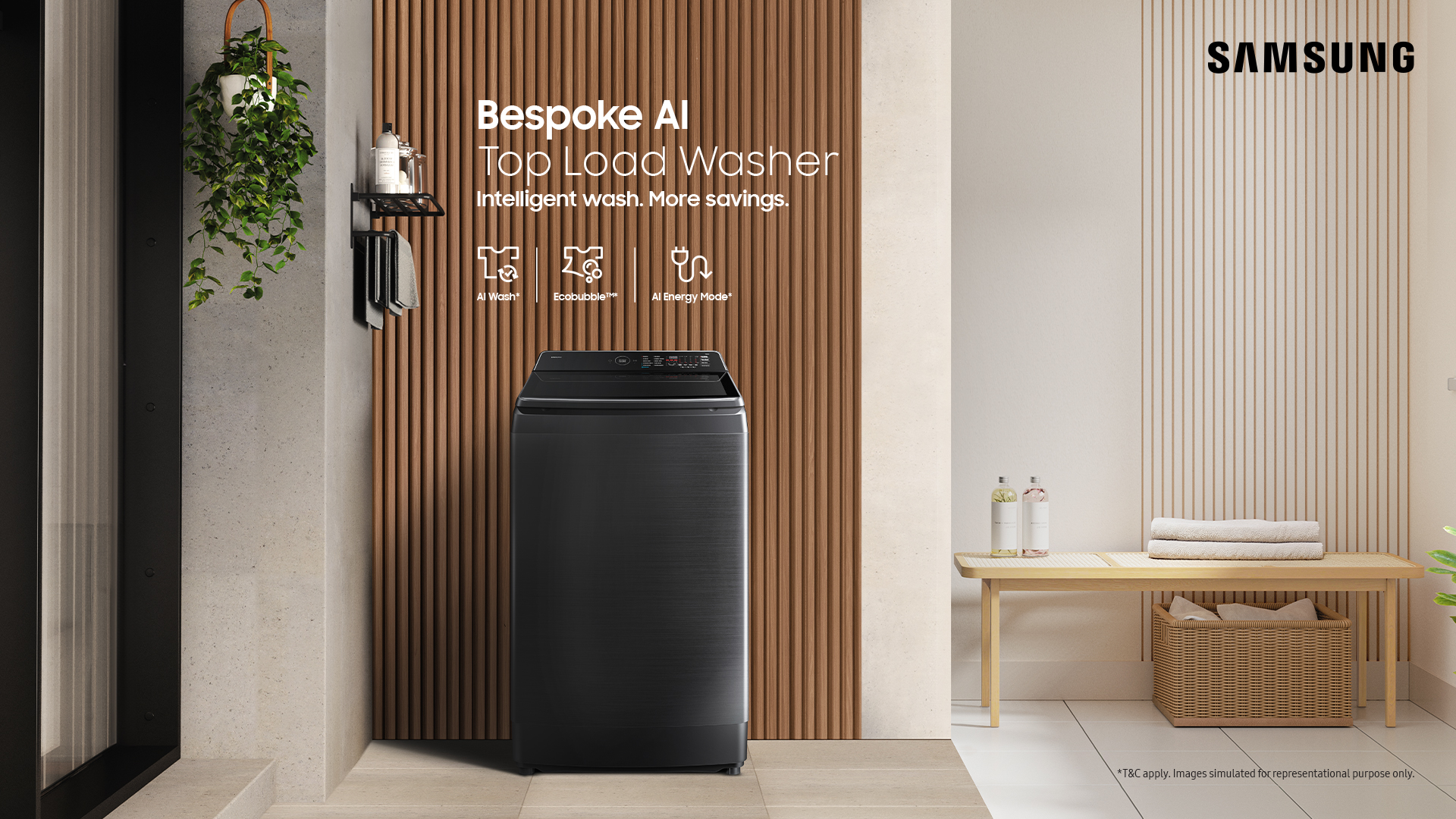 Samsung brings Bespoke AI features to its top-load washing machines ...