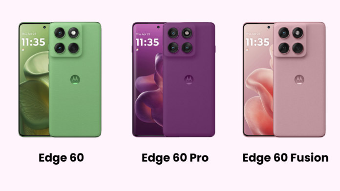 Motorola Edge 60 vs Edge 60 Pro vs Edge 60 Fusion - which one should ...