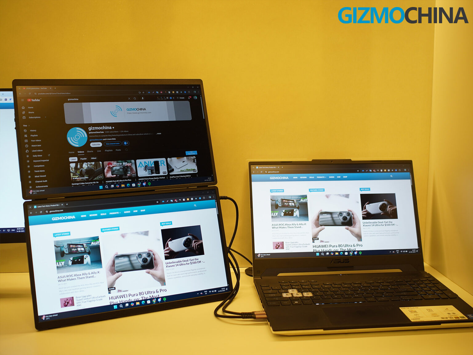 FlipGo Horizon Review: A Modular Triple-Screen Setup That Travels With ...