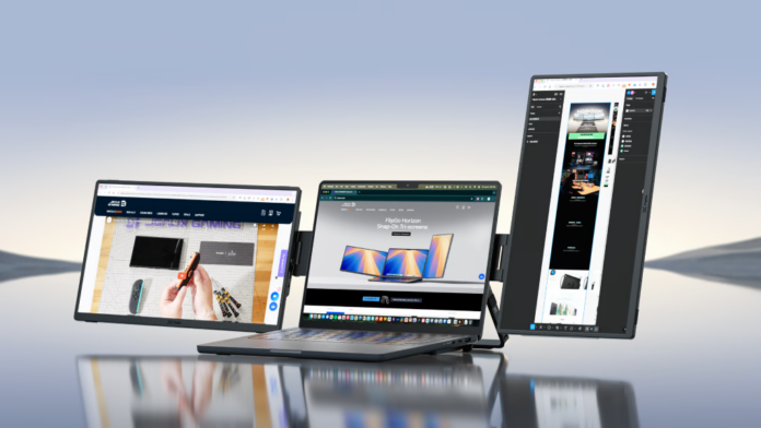 FlipGo Horizon Review: A Modular Triple-Screen Setup That Travels With ...