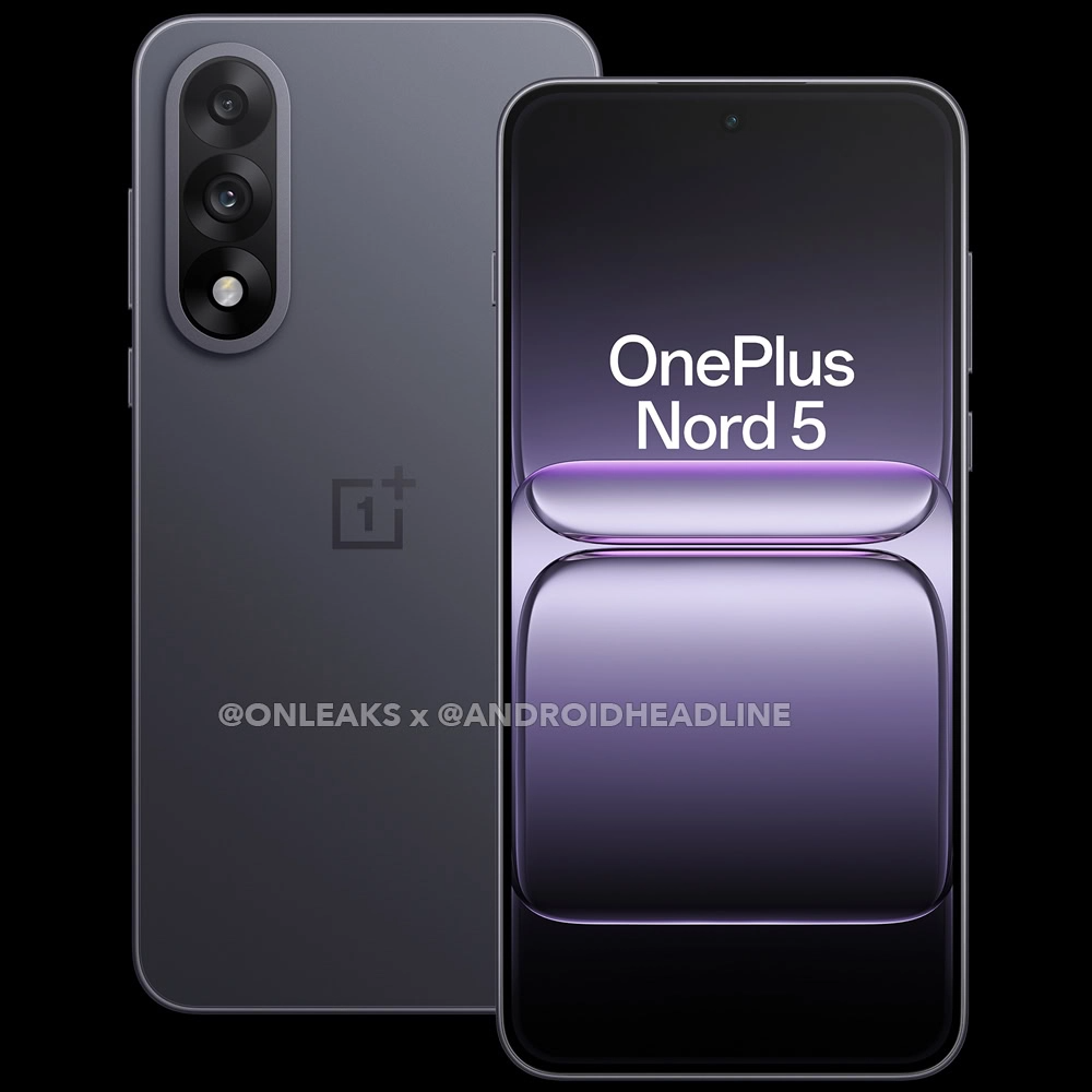 OnePlus Nord 5, Nord CE 5 full specifications, renders emerge ahead of launch - Gizmochina