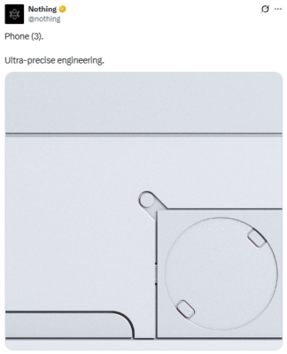 Nothing Phone (3): new teaser reveals a bit more of the design - Gizmochina