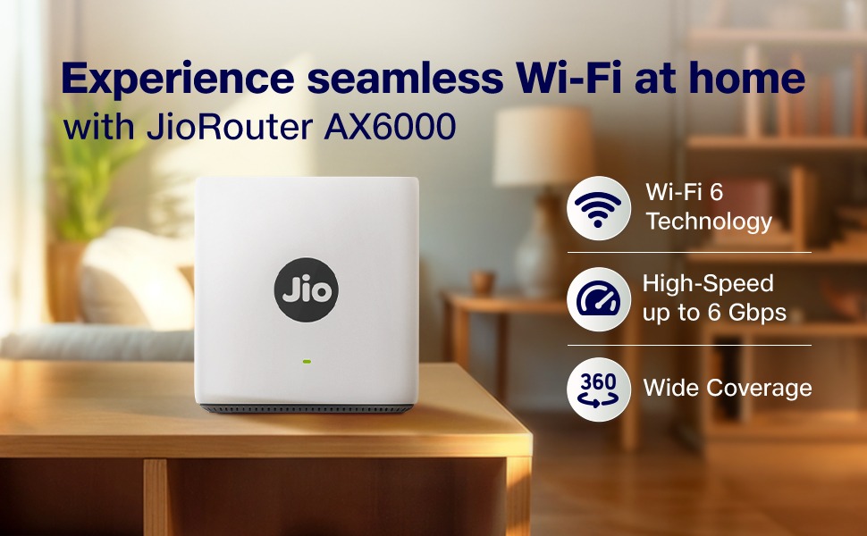 Reliance Jio Launches AX6000 Wi-Fi 6 Router with 6 Gbps Speed and Mesh Support - Gizmochina