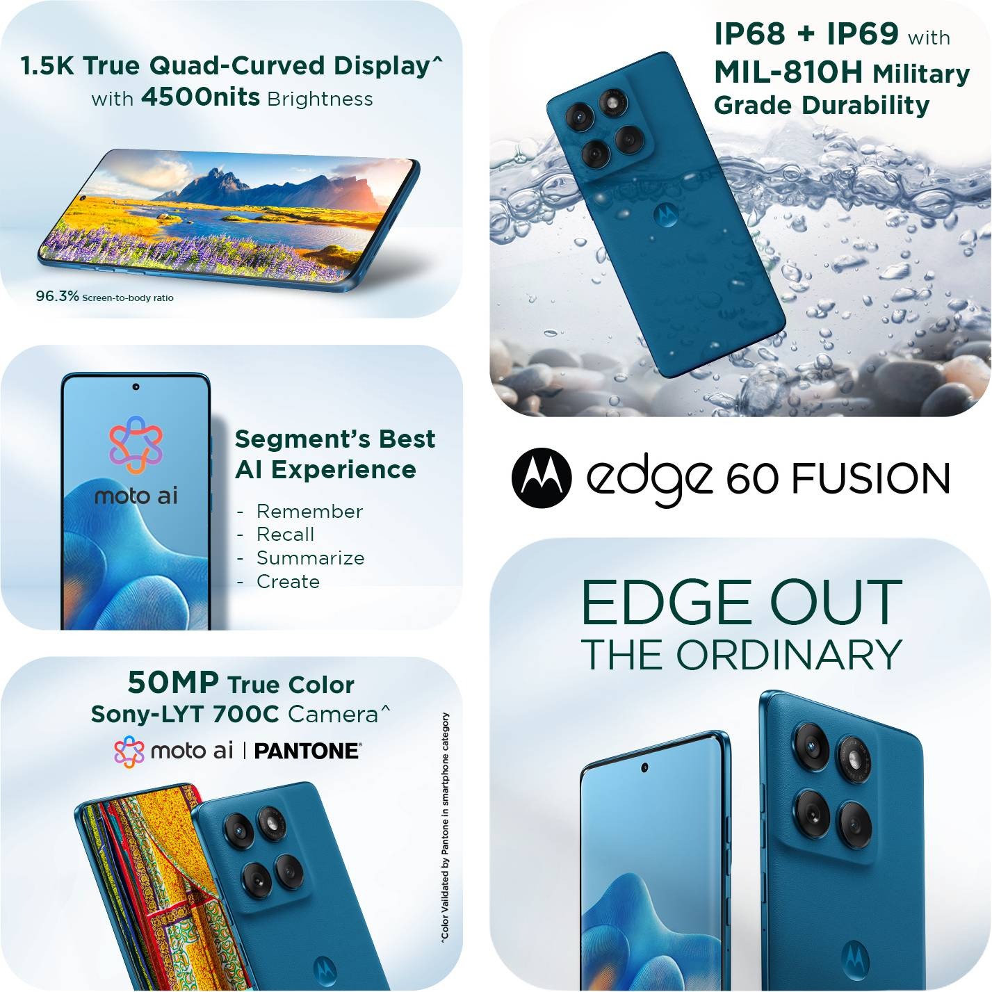 Motorola Edge 60 Fusion Now Available in Pantone Mykonos Blue, Priced ...