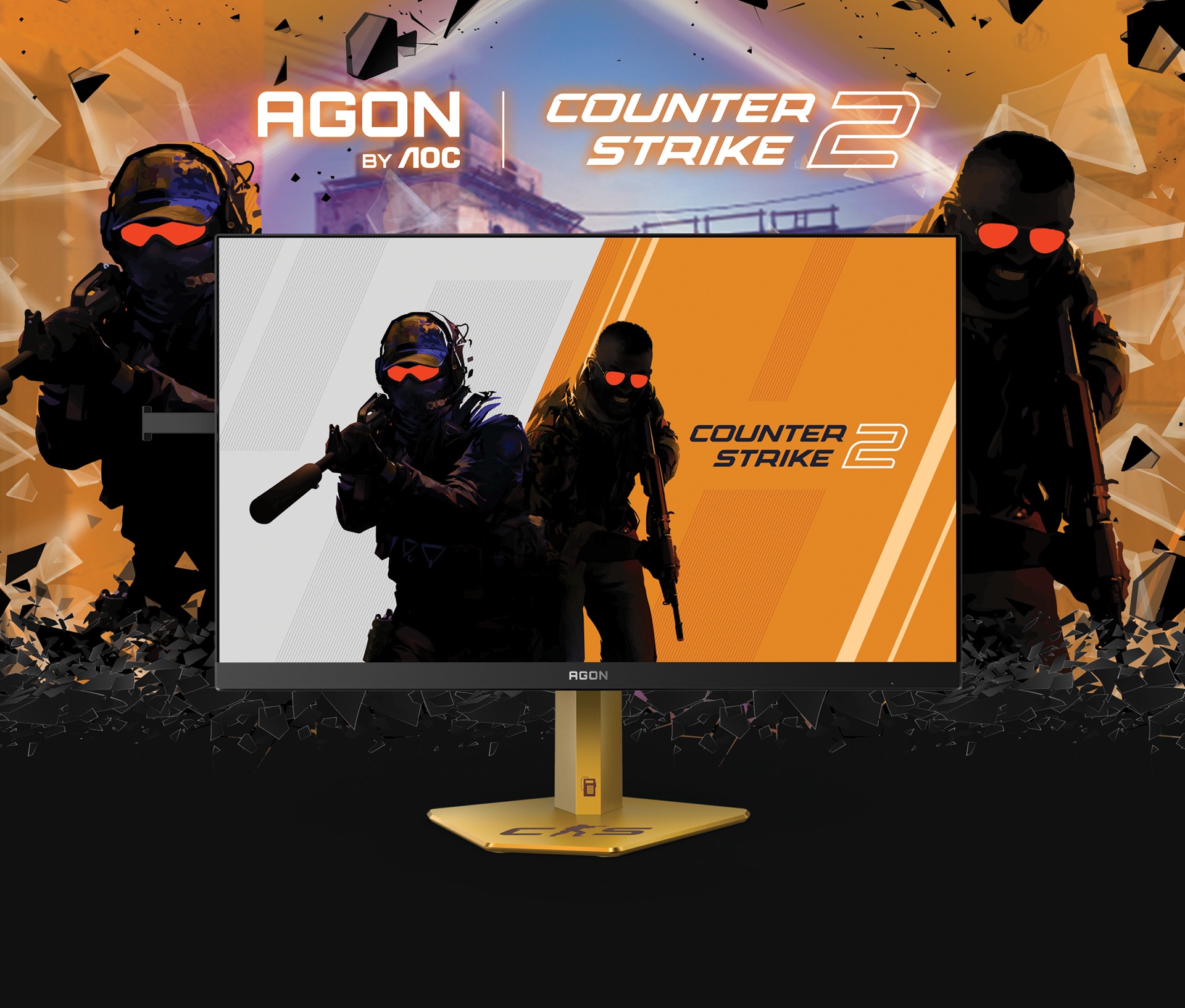 AOC Launches 600Hz Esports Monitors with Counter-Strike 2 Mode - Gizmochina