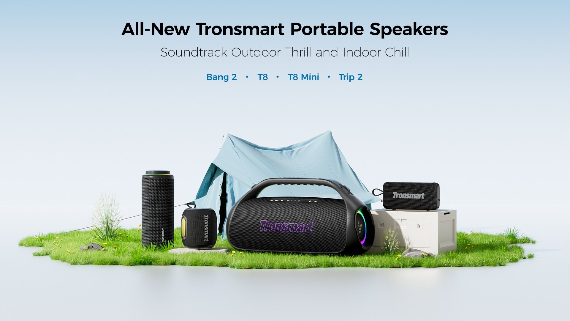 Tronsmart Unveils Bang 2, T8 Series, and Trip 2 Bluetooth Speakers with ...