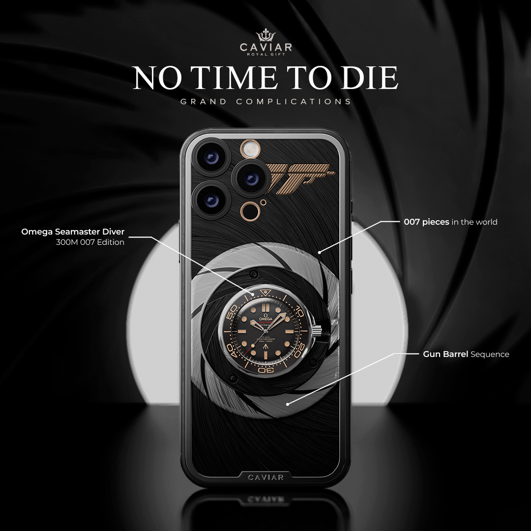 Caviar launches $49,000 iPhone with built-in Omega Seamaster watch worn ...