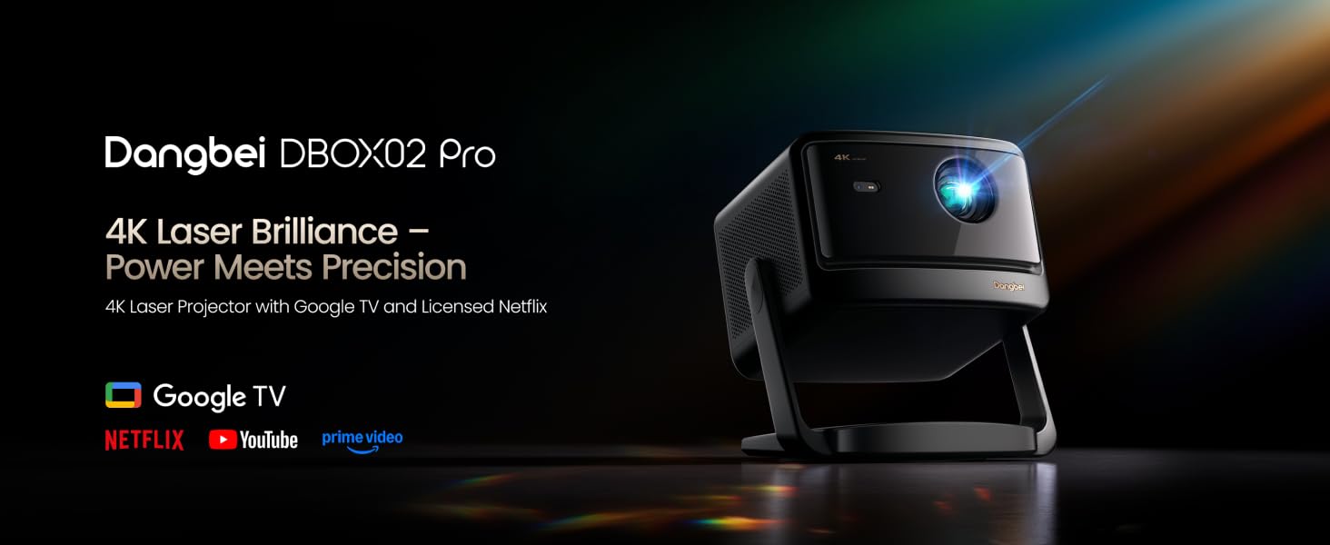 Dangbei launches DBOX02 Pro 4K laser projector with Google TV and ...