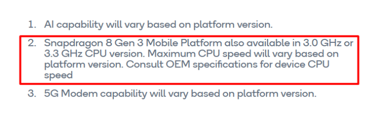 Two new Snapdragon 8 Gen 3 variants with 6-core CPU officially listed ...