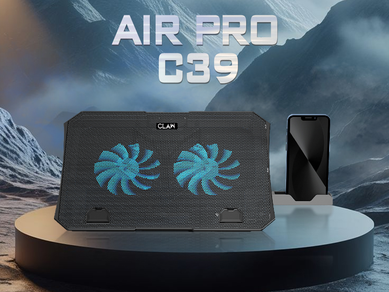 CLAW Launches Air Pro C39 and Storm Pro A21 Cooling Pads in India - Gizmochina