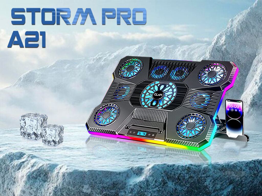 CLAW Launches Air Pro C39 and Storm Pro A21 Cooling Pads in India - Gizmochina