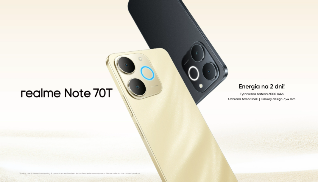 Realme Note 70T launched with 6000mAh battery, MIL-STD-810H grade build ...