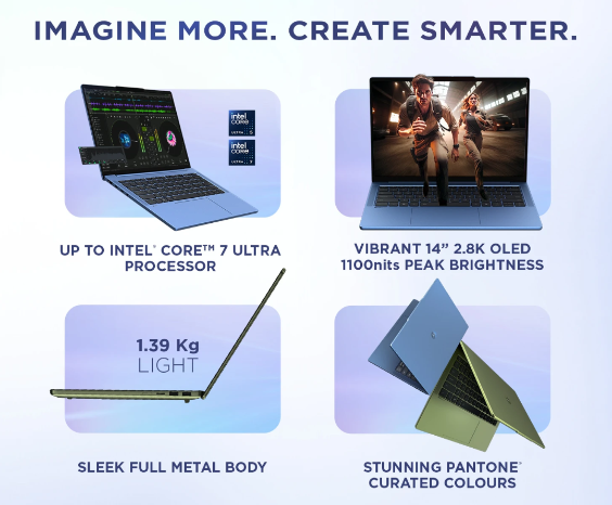 Moto Book 60 Pro India Debut: 2.8K OLED Display, Intel Core Ultra CPUs ...