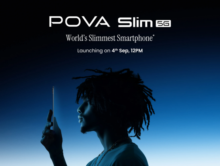Tecno Pova Slim 5G to launch on September 4 as the world’s thinnest curved display 5G phone ...