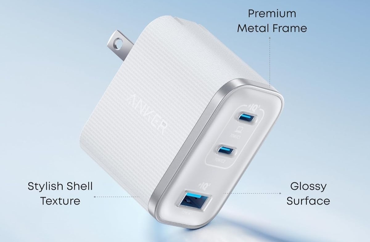 Anker Nano 3-Port 70W charger can charge Galaxy S25 Ultra and iPhone 16 ...
