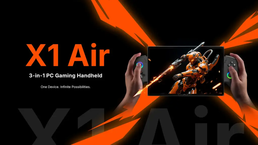 OneXPlayer launches X1 Air handheld with Intel Core Ultra CPUs and 2K 120Hz display - Gizmochina
