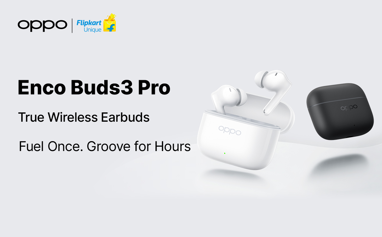 Oppo Enco Buds 3 Pro launched in India for Rs 1,799, brings 54-hr playback, 12.4mm driver ...