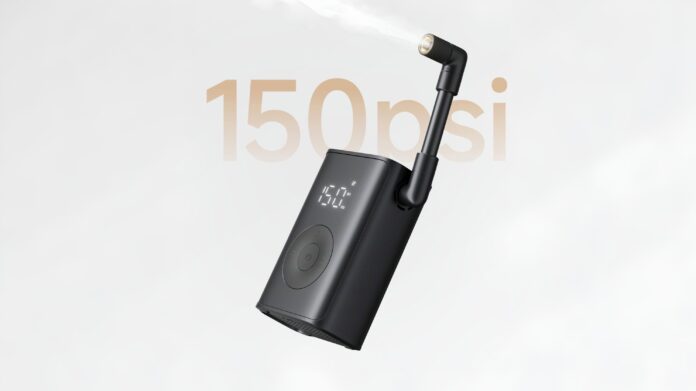 Xiaomi launches a mini inflator with 150psi power and smart pressure ...