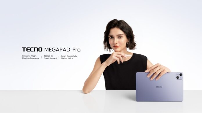 TECNO debuts its 12" 2K MegaPad Pro AI-powered tablet at IFA 2025 ...