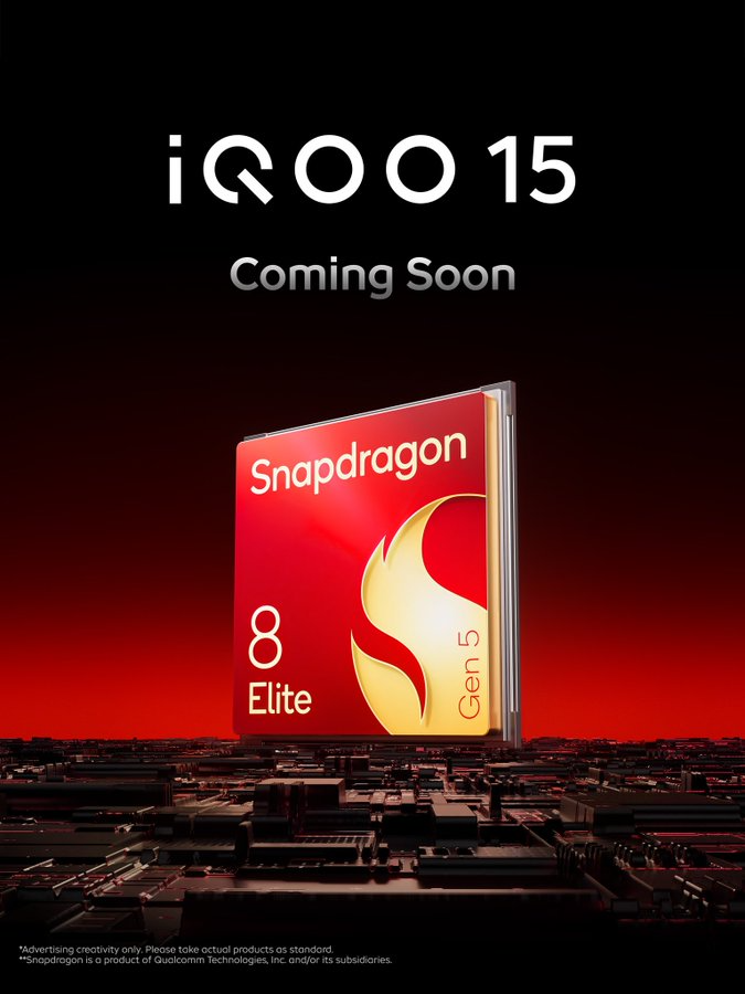 iQOO 15’s India launch confirmed, Snapdragon 8 Elite Gen 5 phone to rival Realme GT 8 Pro ...