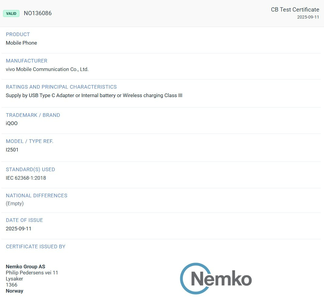 iQOO 15 Geekbench listing reveals underclocked Snapdragon 8 Elite Gen 5, tipped to launch on ...