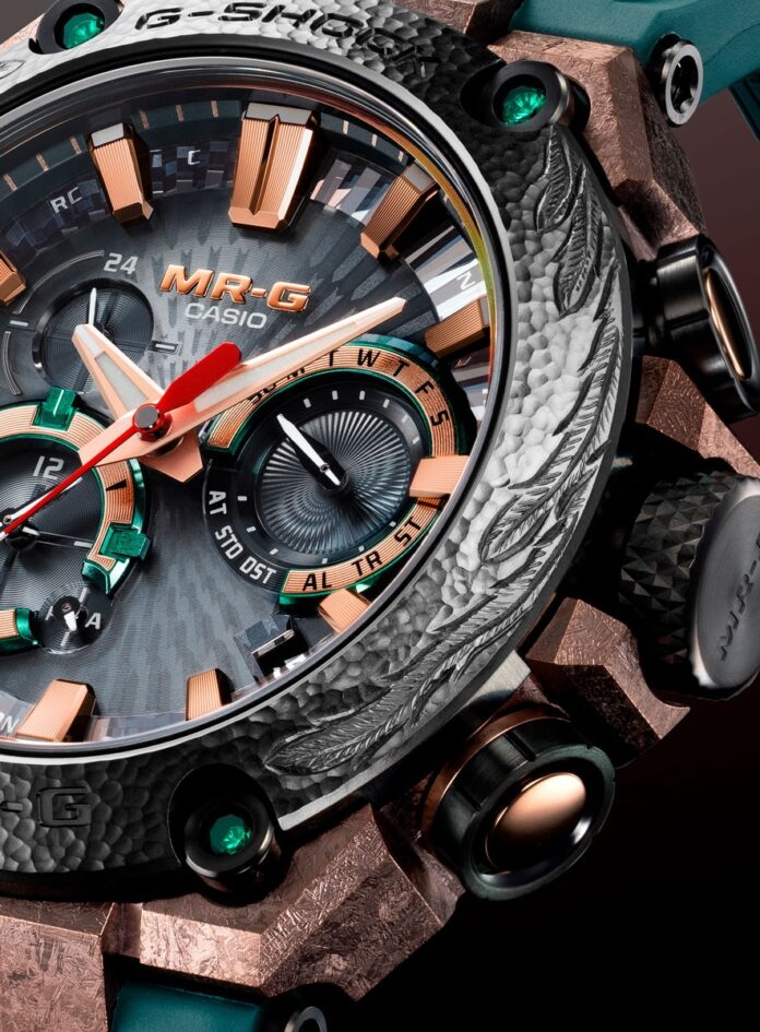 Casio’s New G-Shock MRG-B2000KT-3A Featuring a Hand-Engraved Phoenix ...
