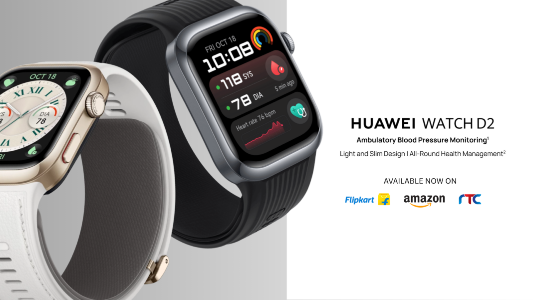 Huawei Watch D2 launched in India with blood pressure and ECG tracking ...