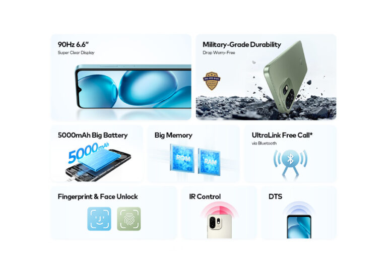 Itel announces A100C smartphone with a OnePlus 15-like design