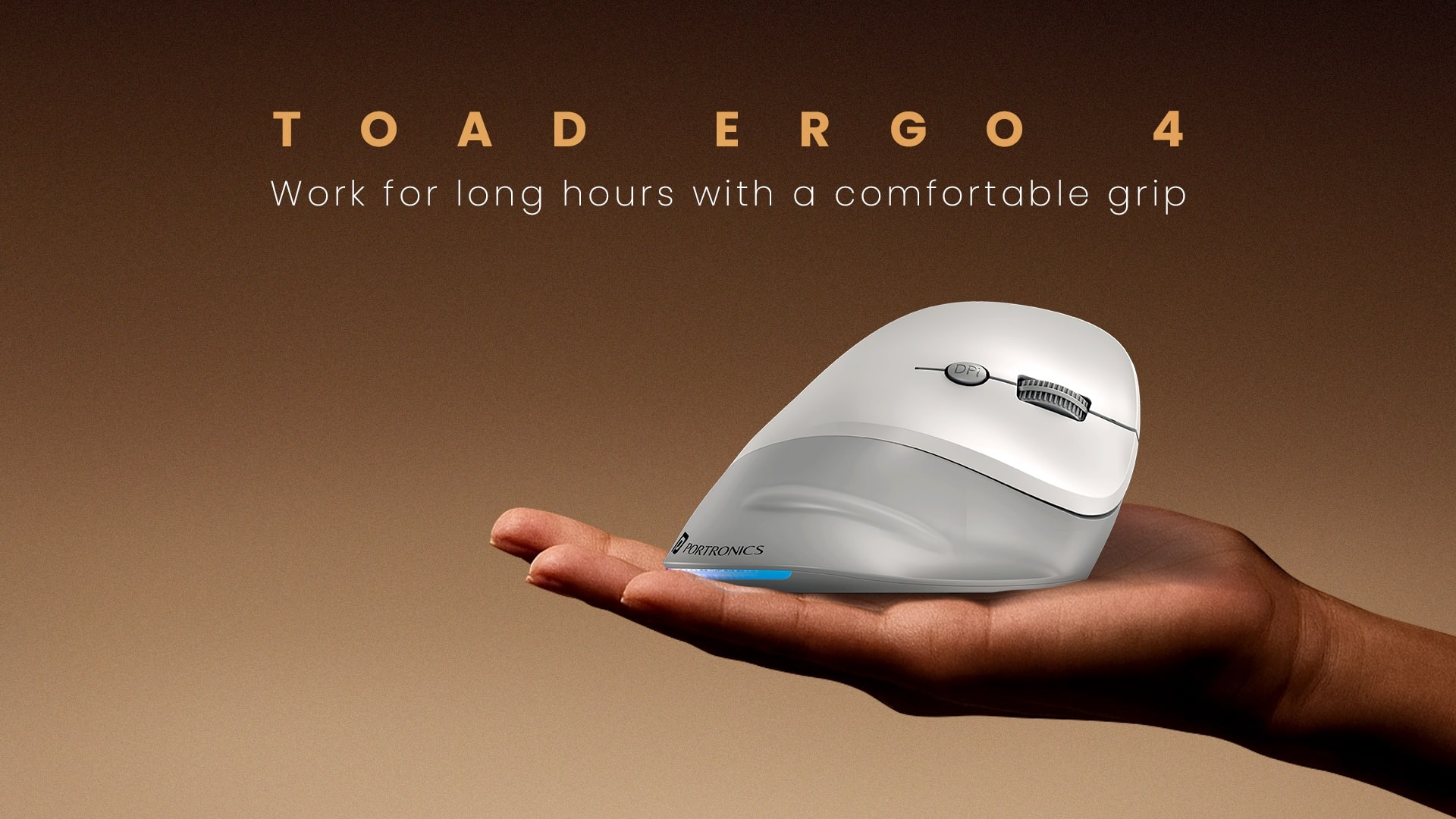 Portronics launches Toad Ergo 4 vertical wireless mouse for Rs. 899 ...